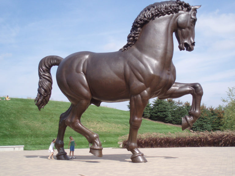 Monumento do "Gran Cavallo"- O Cavalo de Da Vinci - ITALIAna